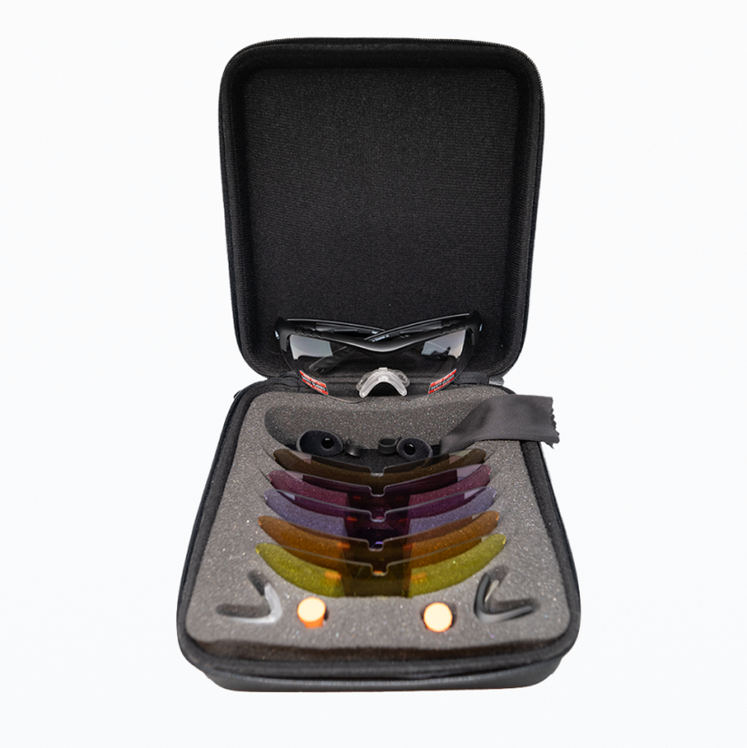 SSP METHOW Clay Shooting Glasses | 6 HD Lens Kit